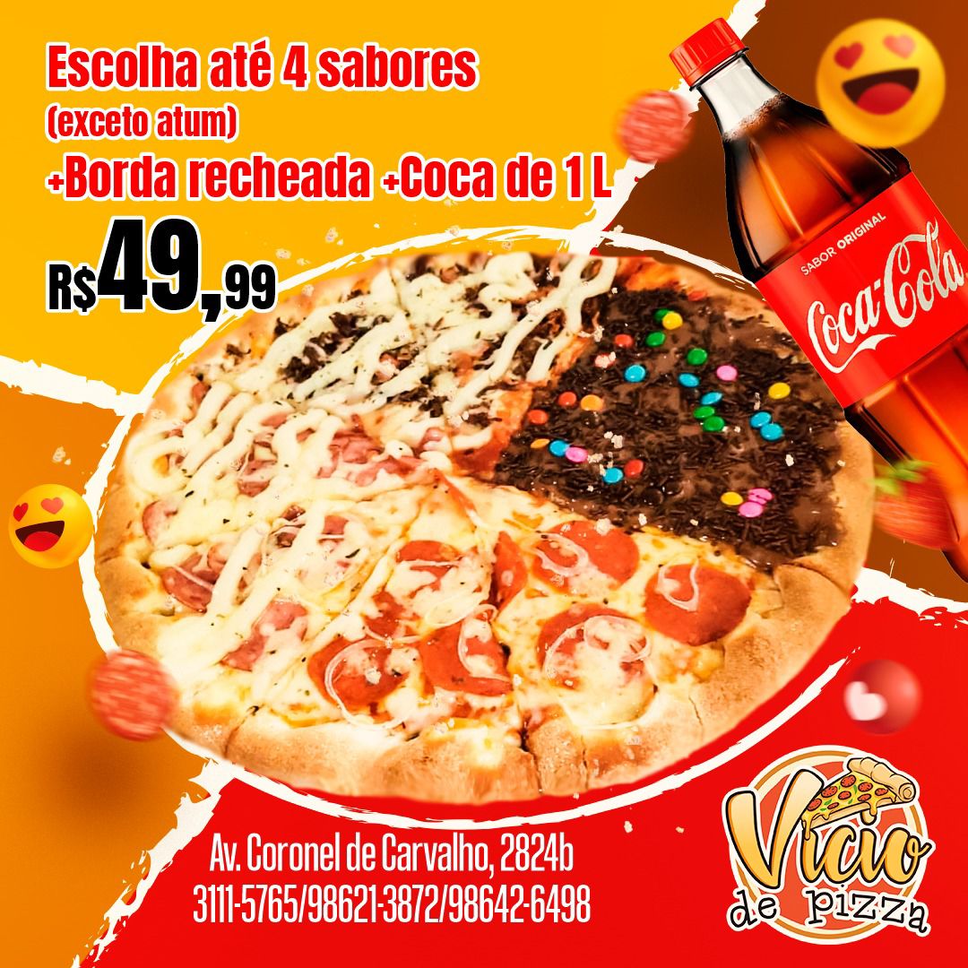 Peça Online! - Vício de Pizza - Delivery