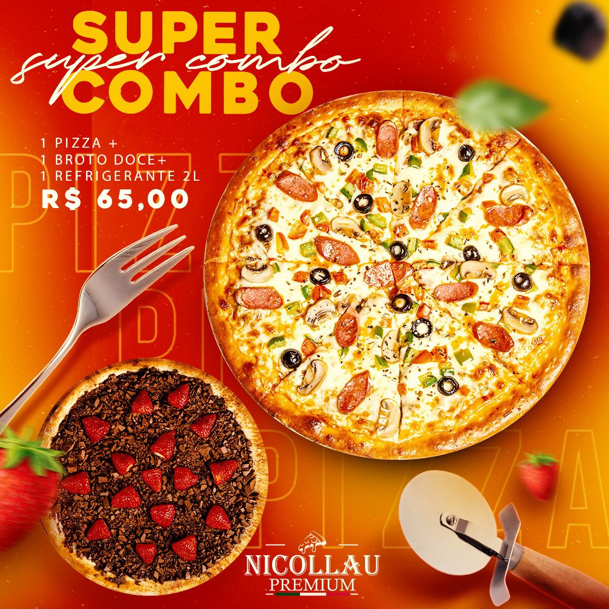 Combos - Pizzaria Nicollau - Mogi - Delivery