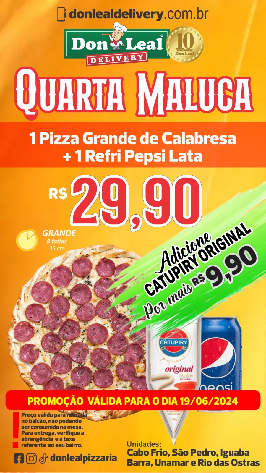 Combos - Pizzaria Don Leal - Delivery Online