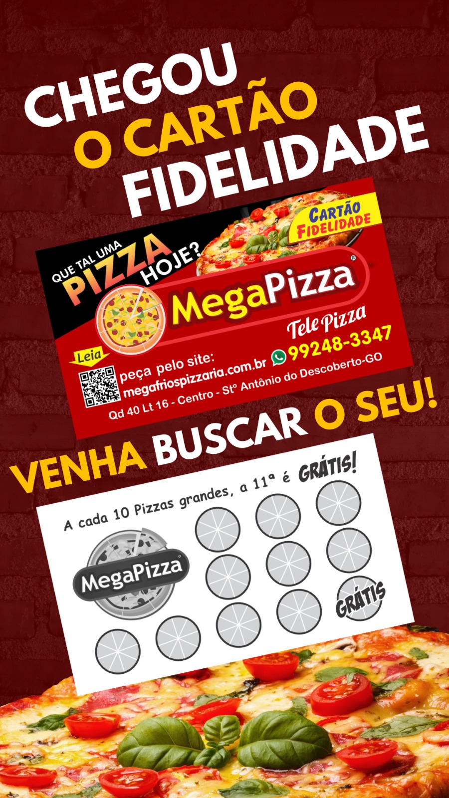 Peça Online! - Mega pizza - Delivery